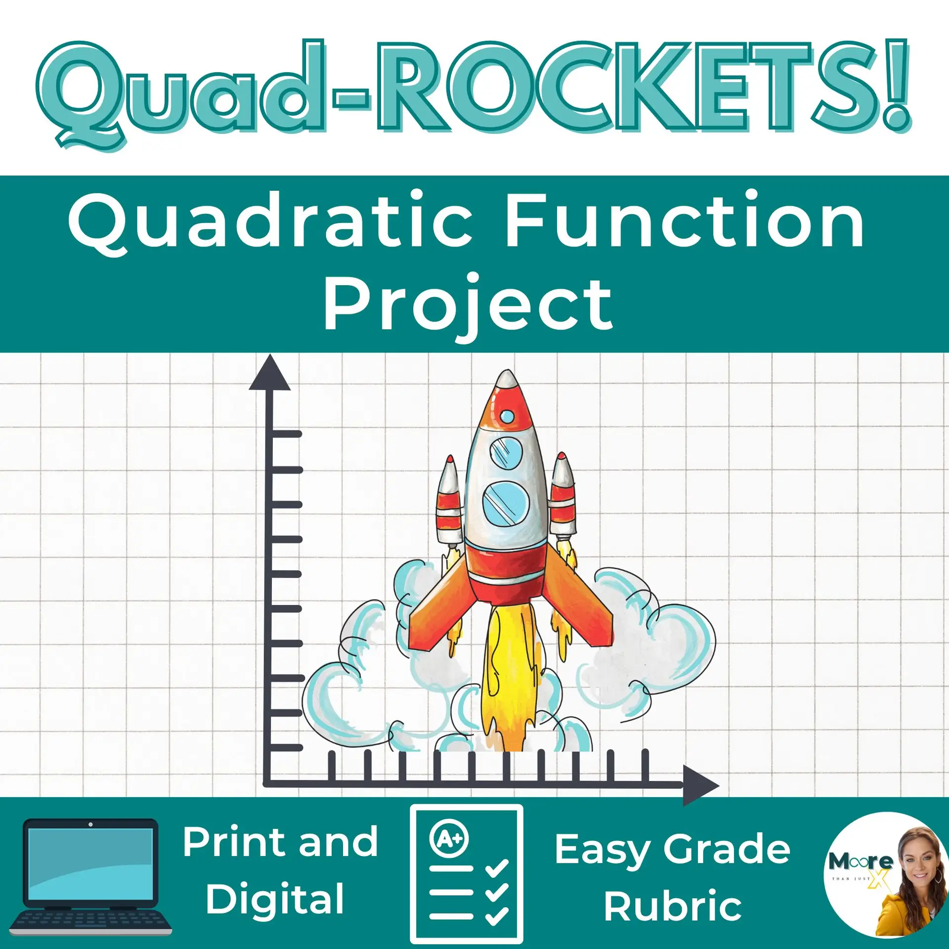 Quadratic Rocket Project - TeacherStore.io™