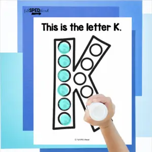 Free Alphabet Coloring Pages Fine Motor Activities Bingo Marker Dauber ...