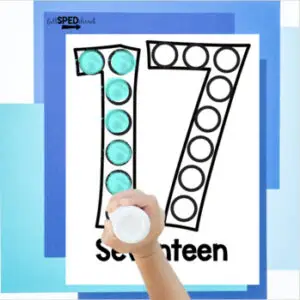 Numbers 0-20 Fine Motor Activities Bingo Marker Dauber Printable ...