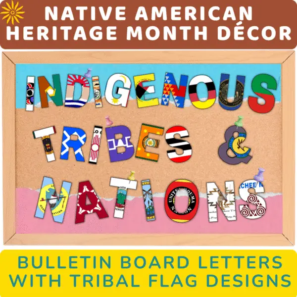 Native American Heritage Month Bulletin Board Decor Display Indigenous ...