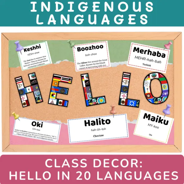 Native American Heritage Month Bulletin Board Posters Indigenous People ...