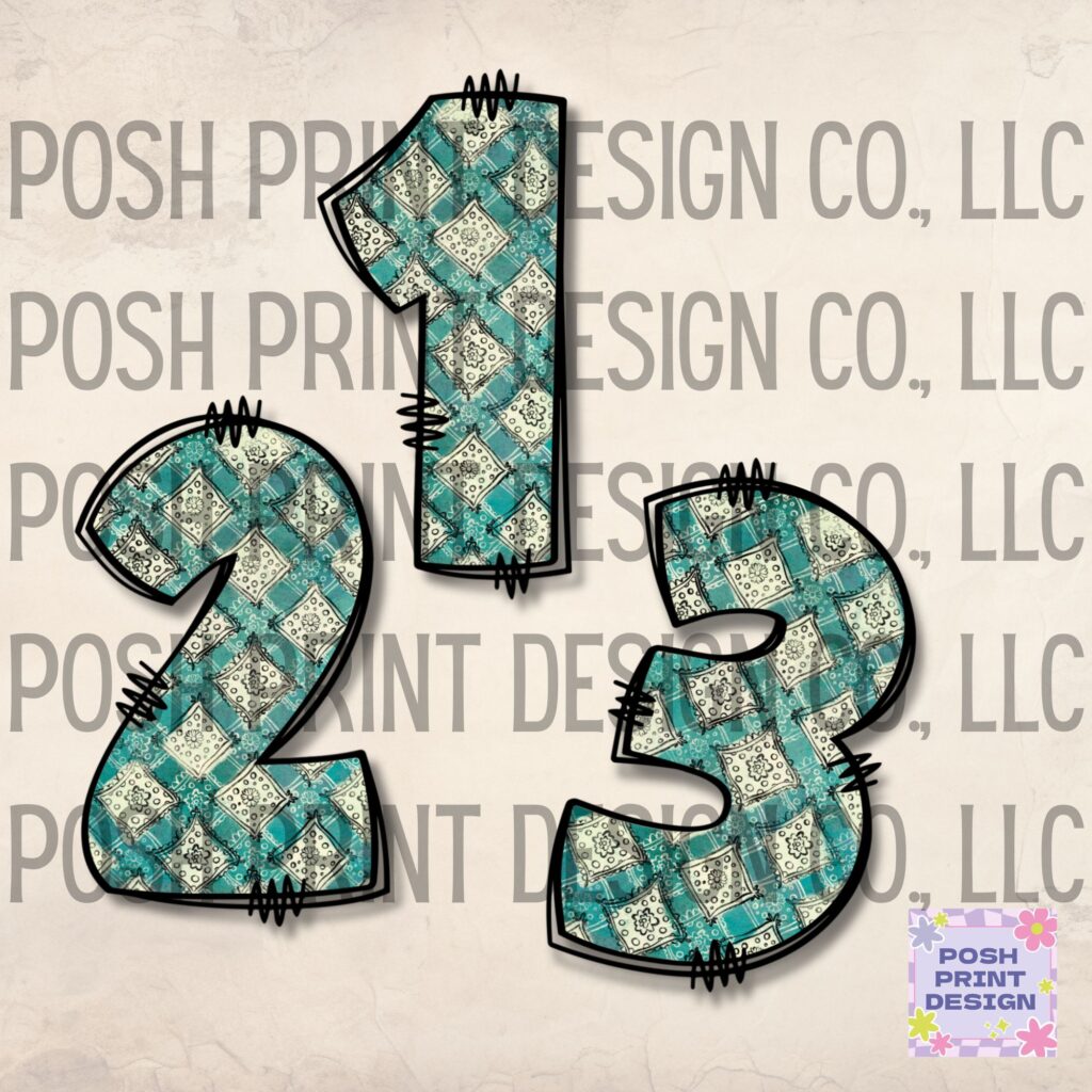 Pretty Western Blue Girlie Alphabet Clip Art, Bulletin Board Letters ...