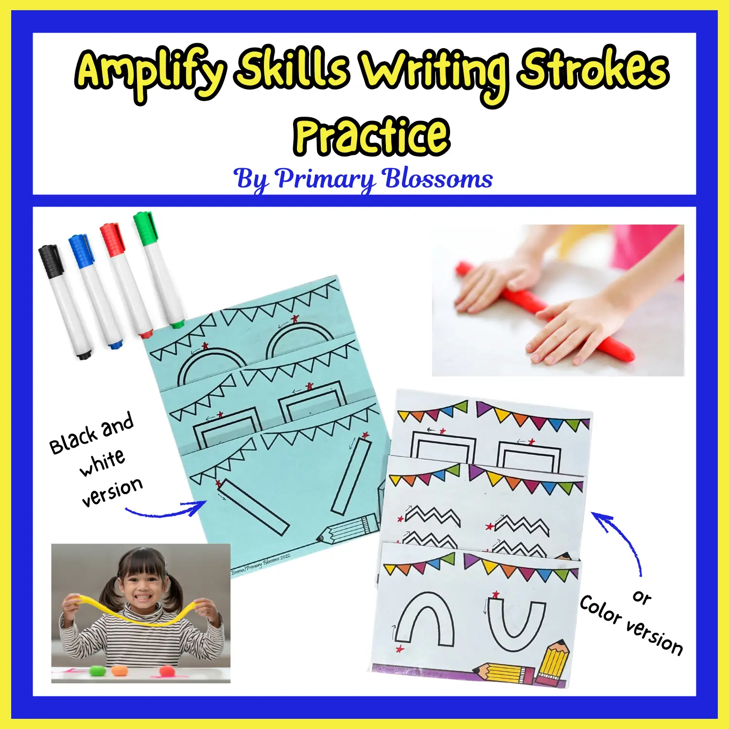 Amplify Writing Stroke Practice - TeacherStore.io™
