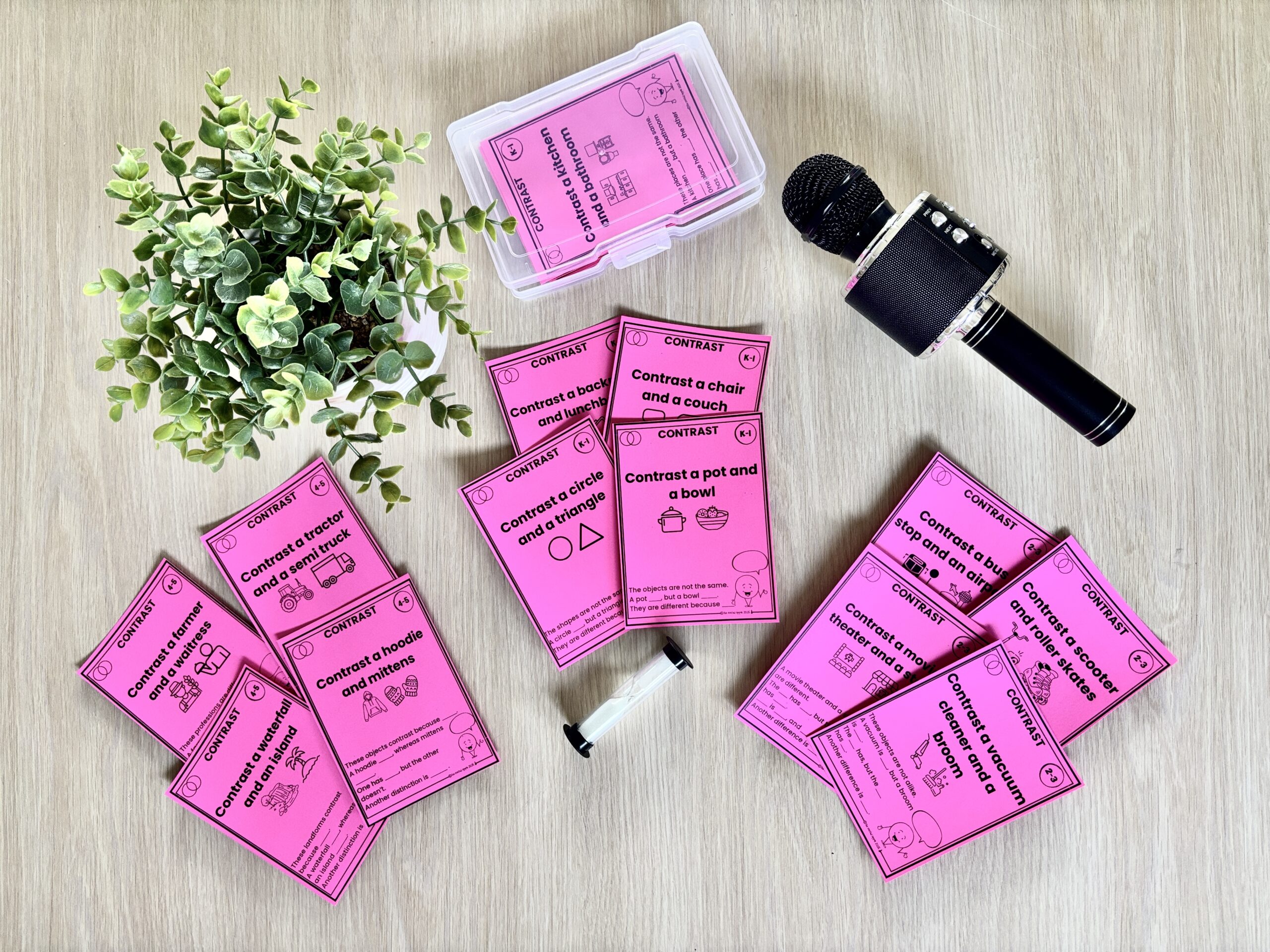 WIDA-Aligned Speaking Task Cards (Contrast) | K–5 ELL/ESL Oral Language ...