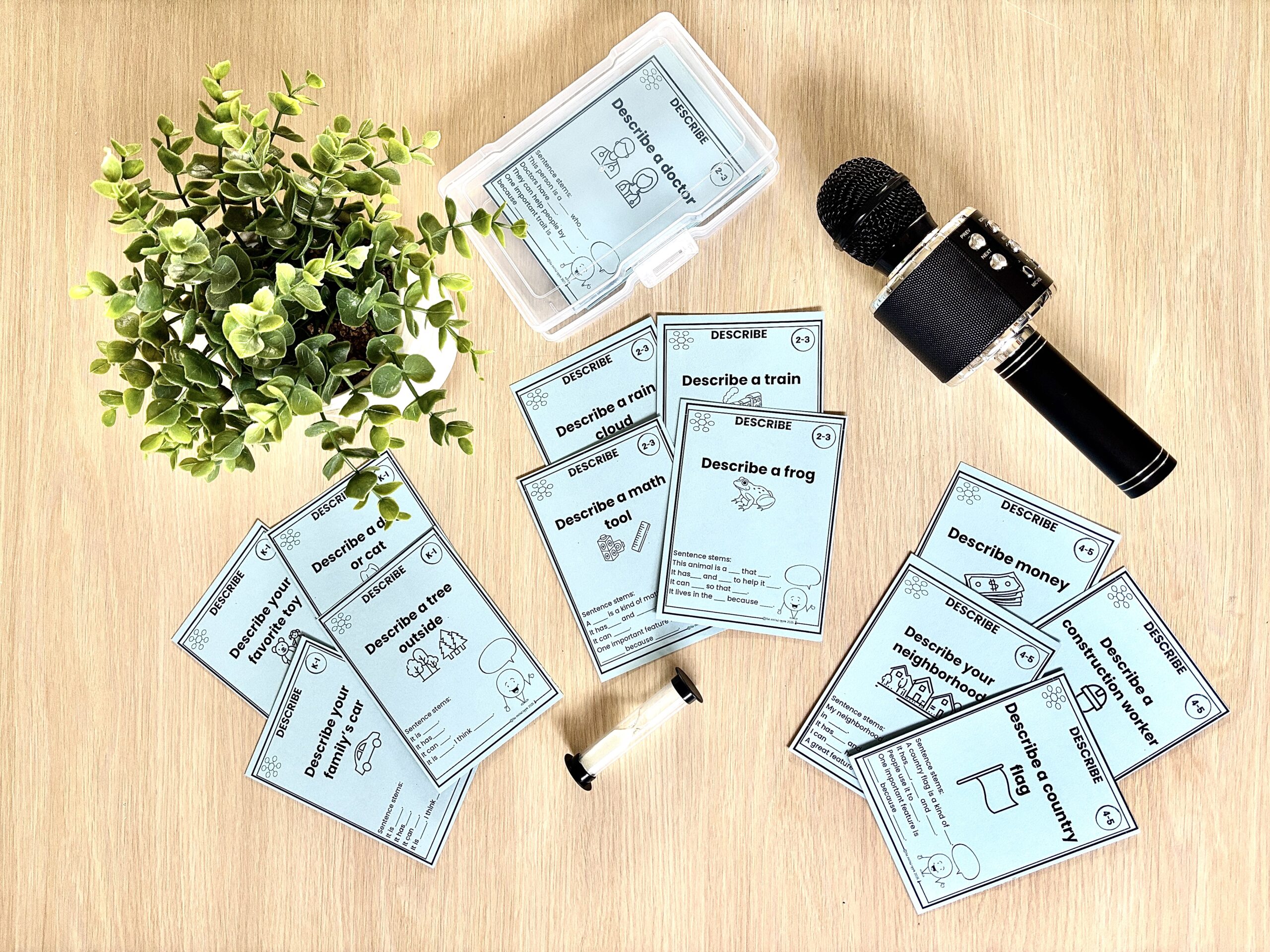 WIDA-Aligned Speaking Task Cards (Describe) | K–5 ELL/ESL Oral Language ...