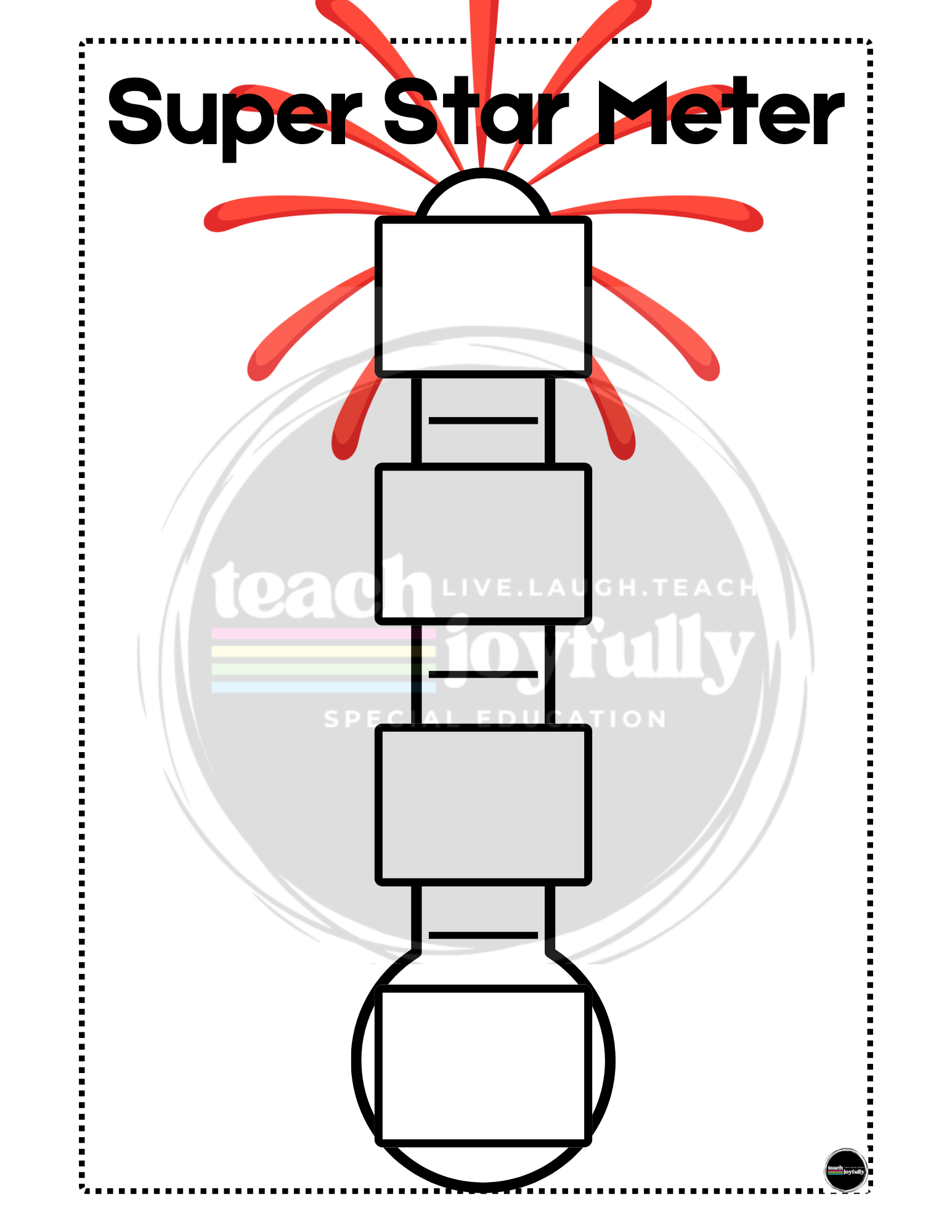 Super Star Behavior Meter - TeacherStore.io™