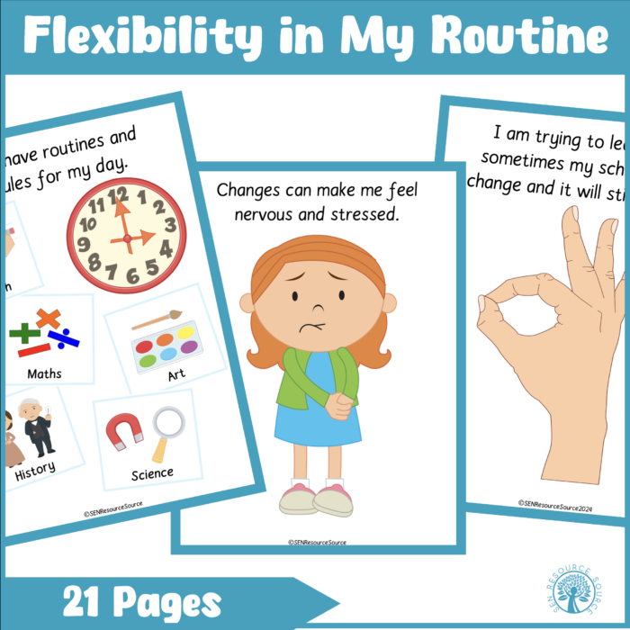 Being Flexible in My Routine Social Story - TeacherStore.io™