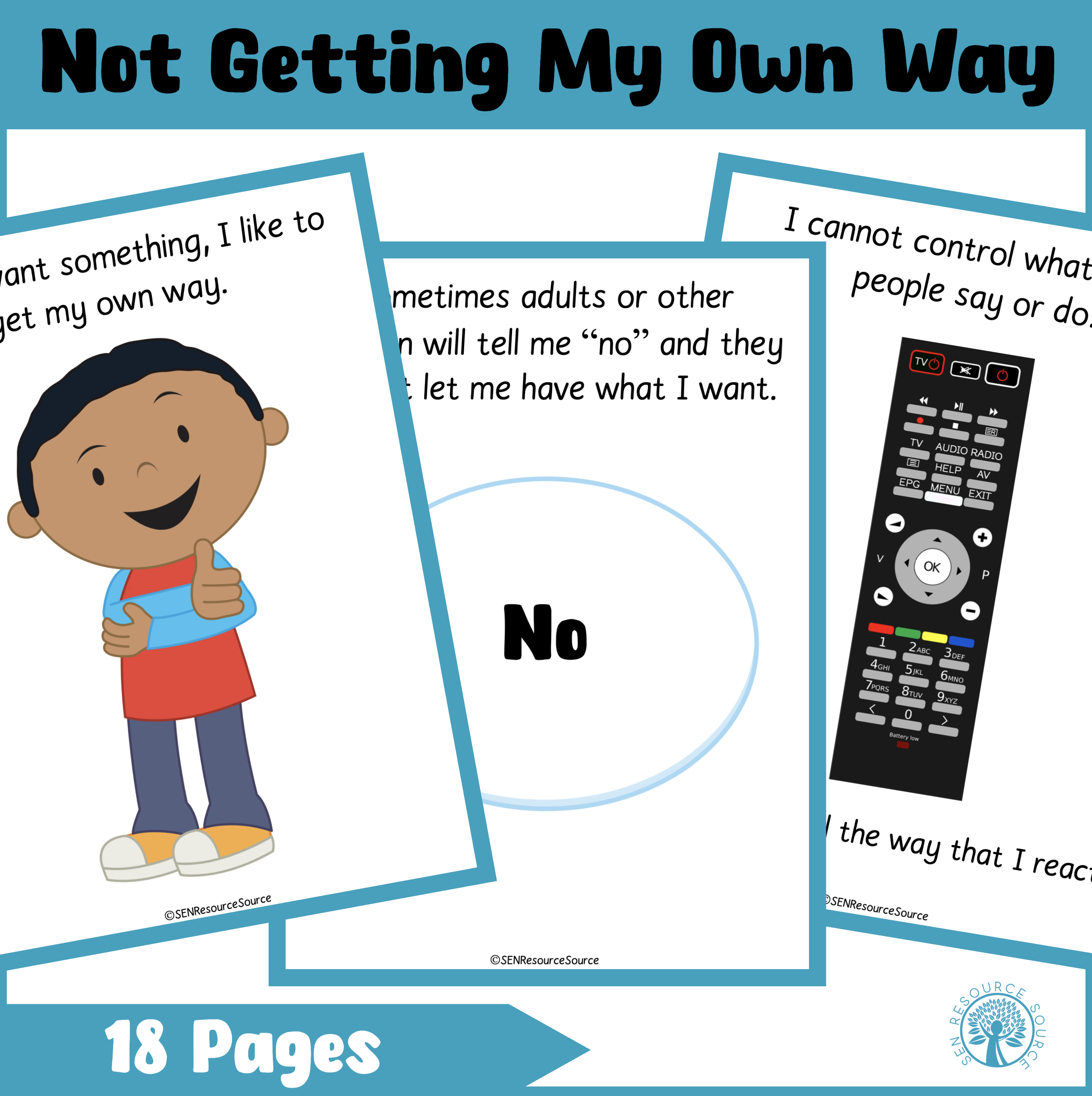 I Don't Always Get My Own Way Social Story - TeacherStore.io™