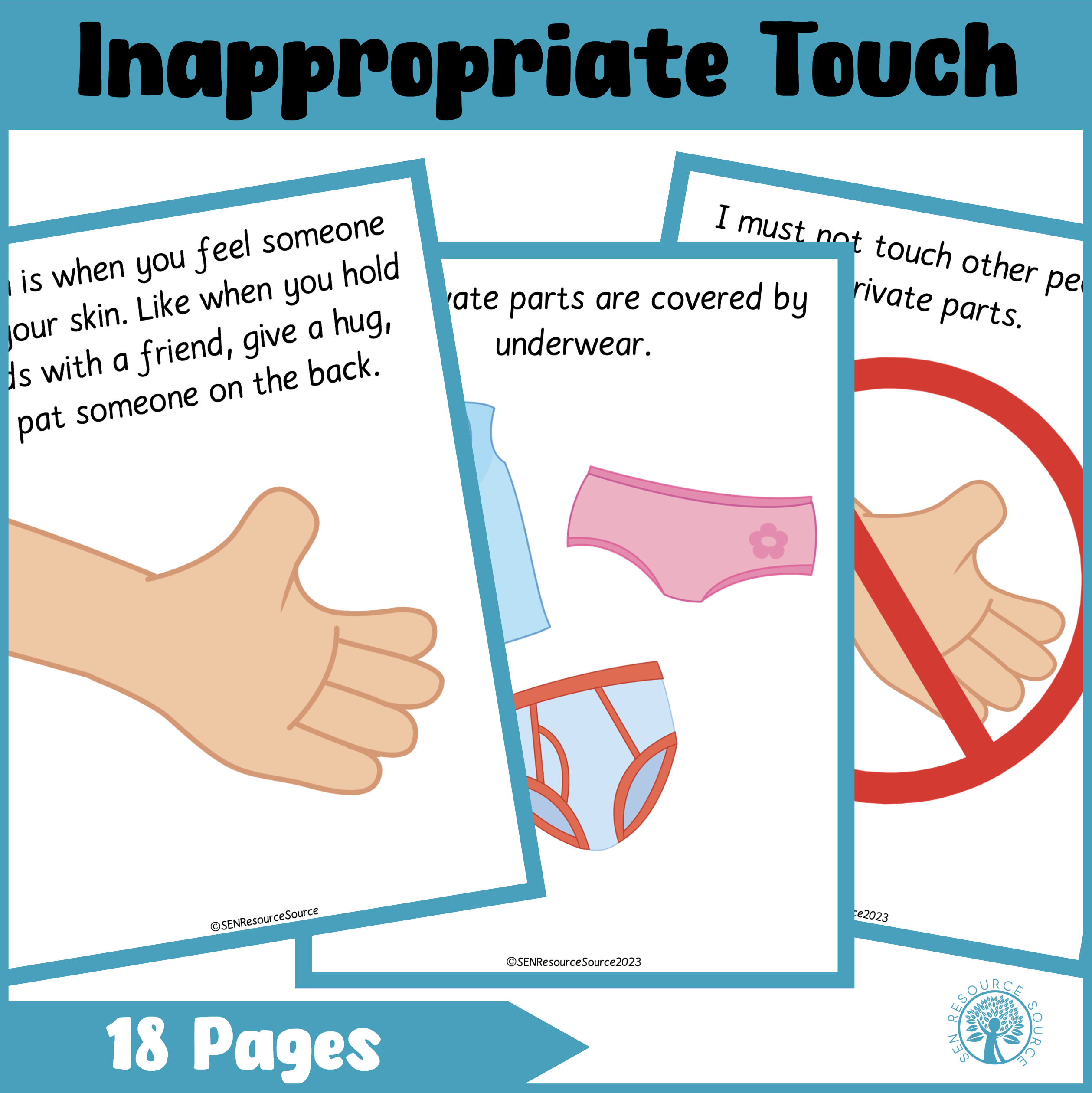 Inappropriate Touch Social Story - TeacherStore.io™