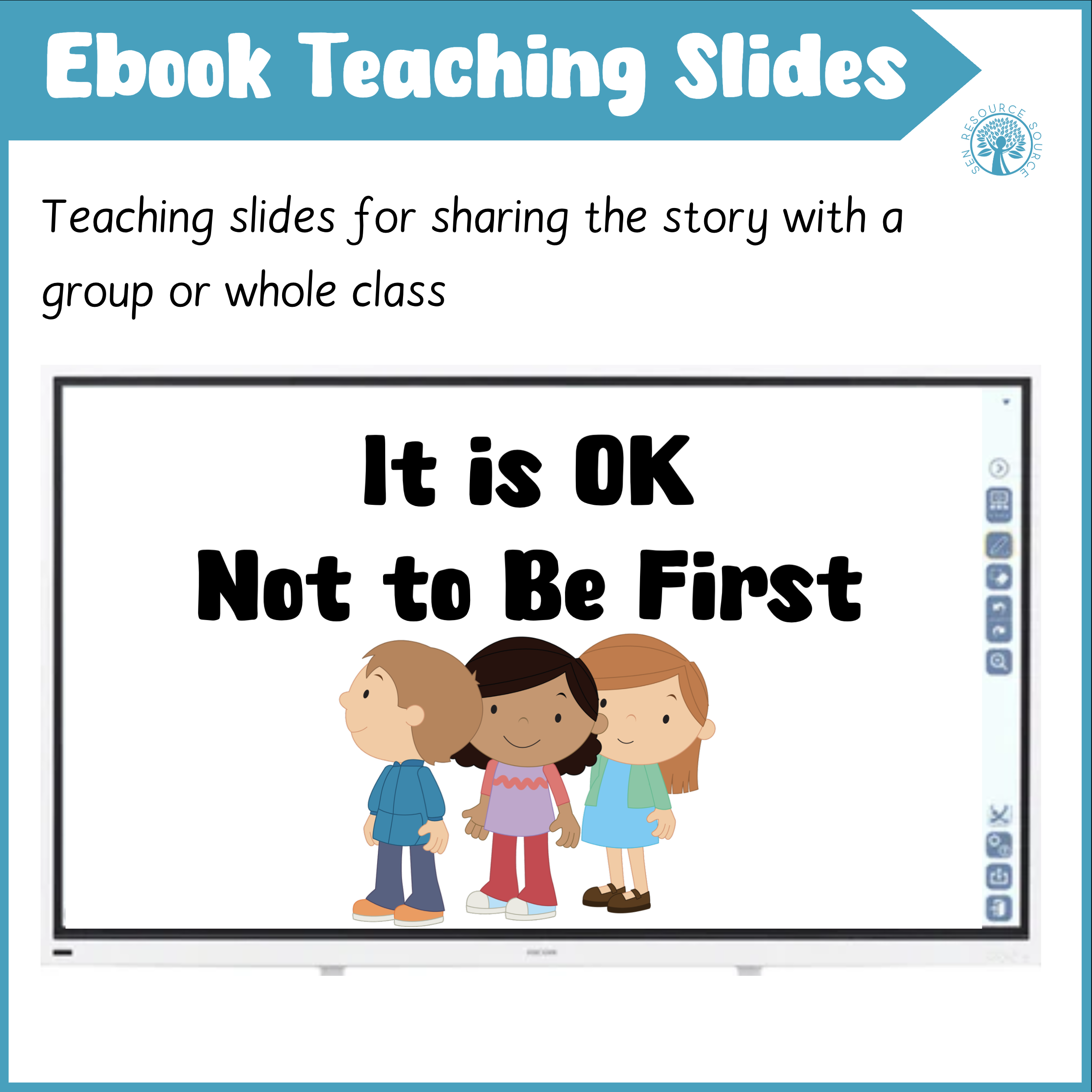 It’s OK Not to Be First Social Story - TeacherStore.io™