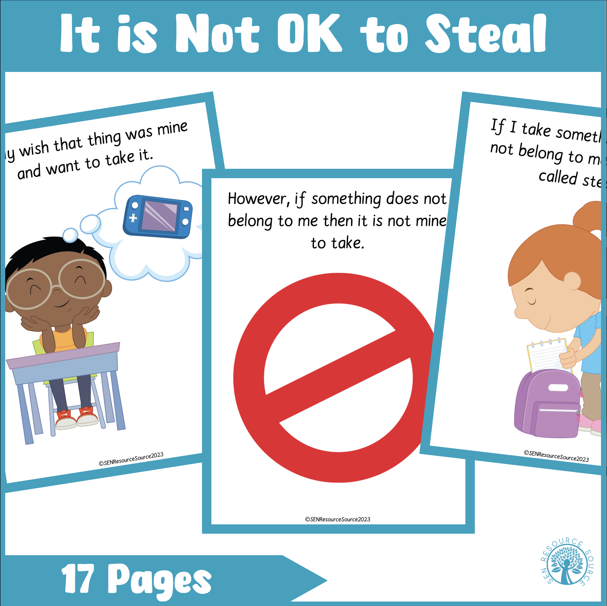 Stealing Social Story - TeacherStore.io™