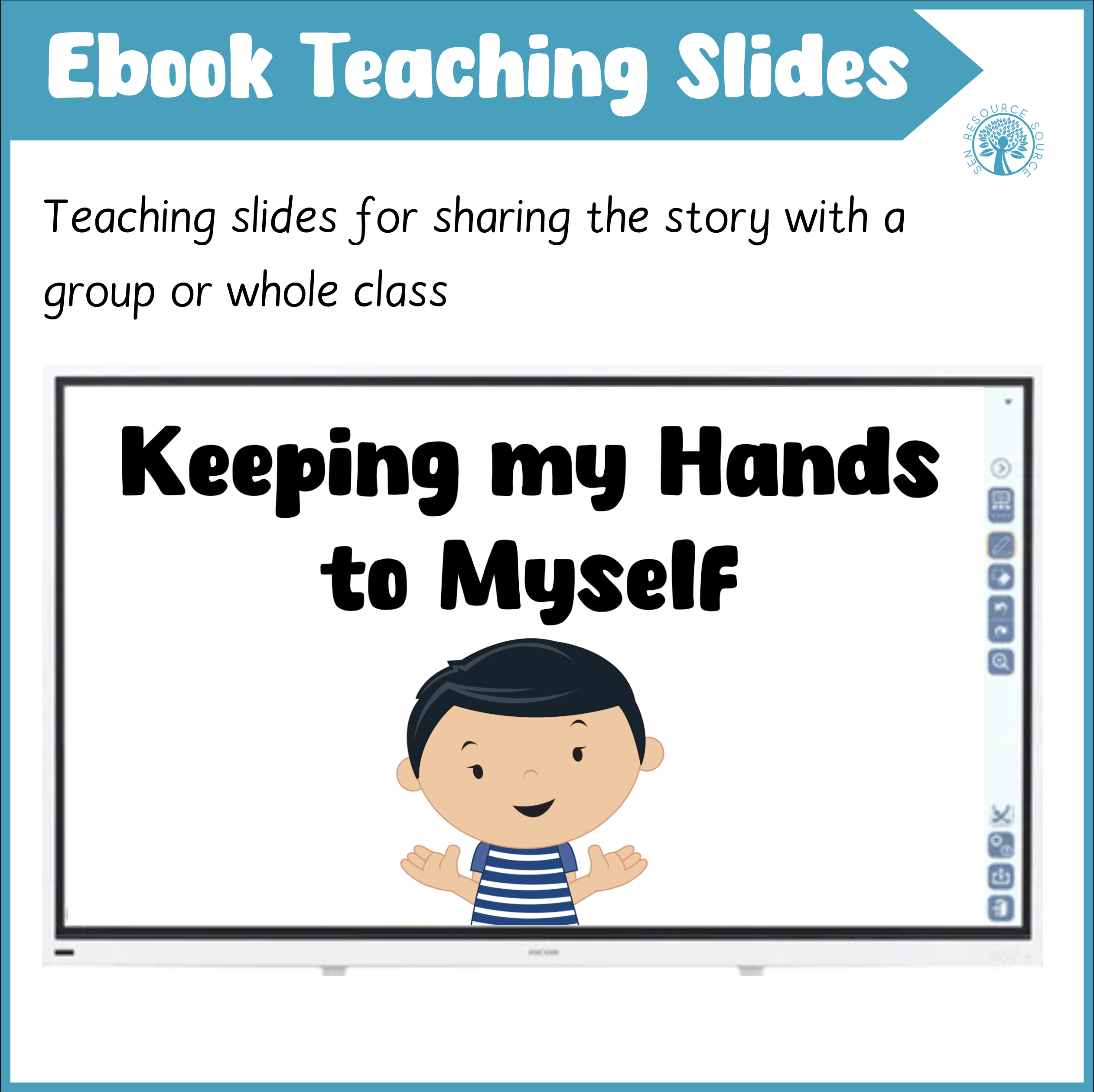 Keeping My hands To Myself Social Story - TeacherStore.io™