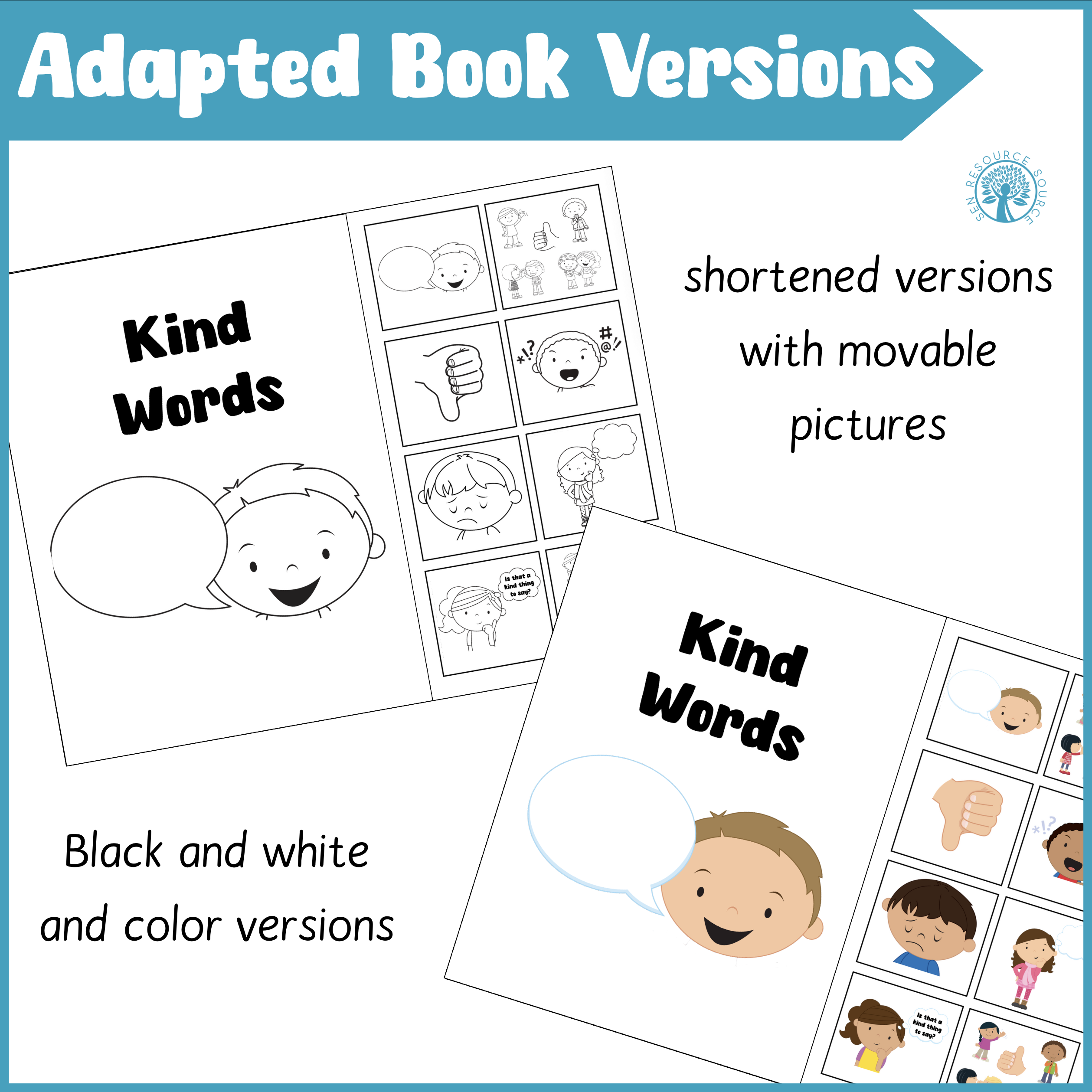 Kind Words Social Story - TeacherStore.io™
