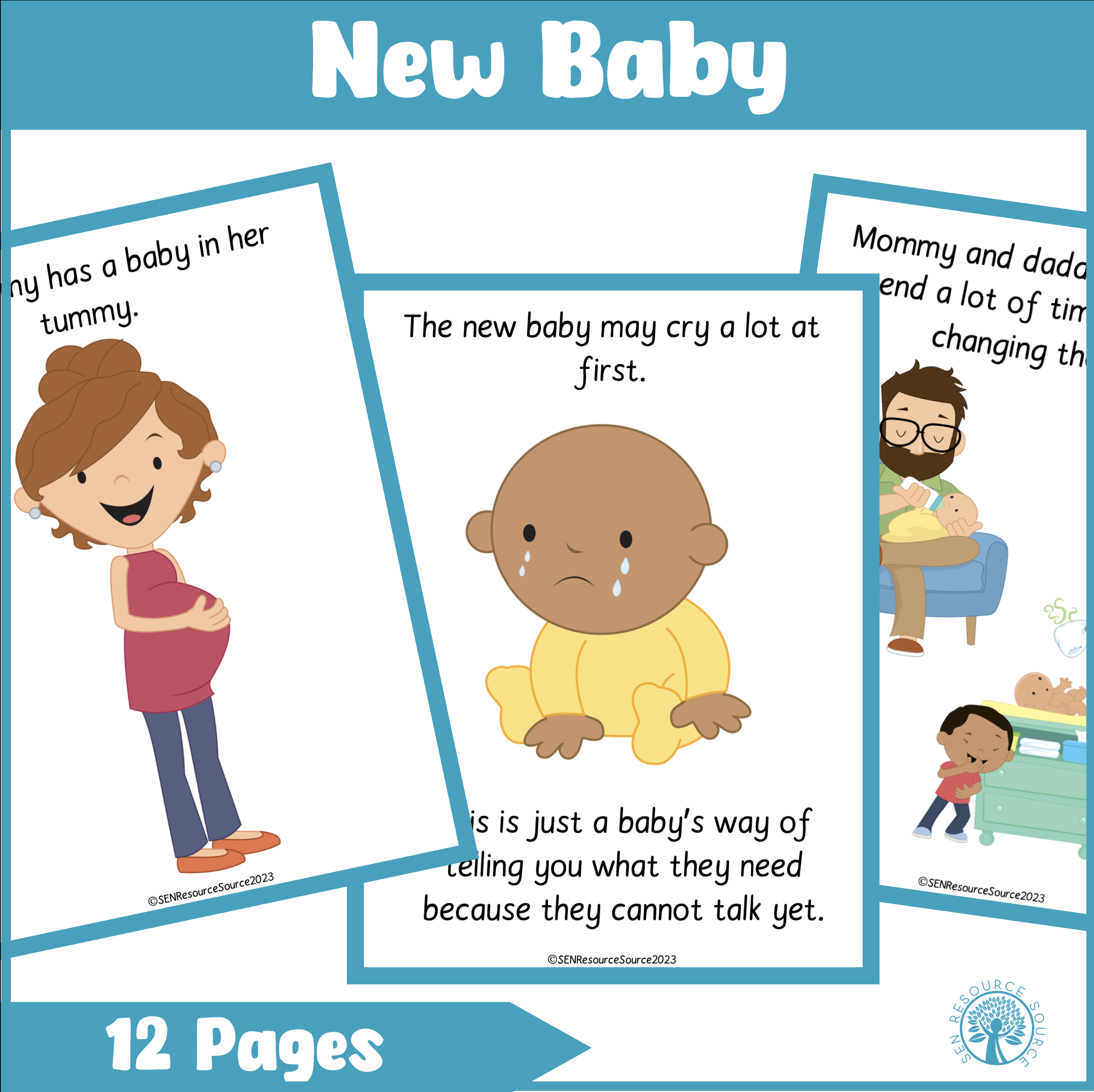 New Baby Social Story - TeacherStore.io™